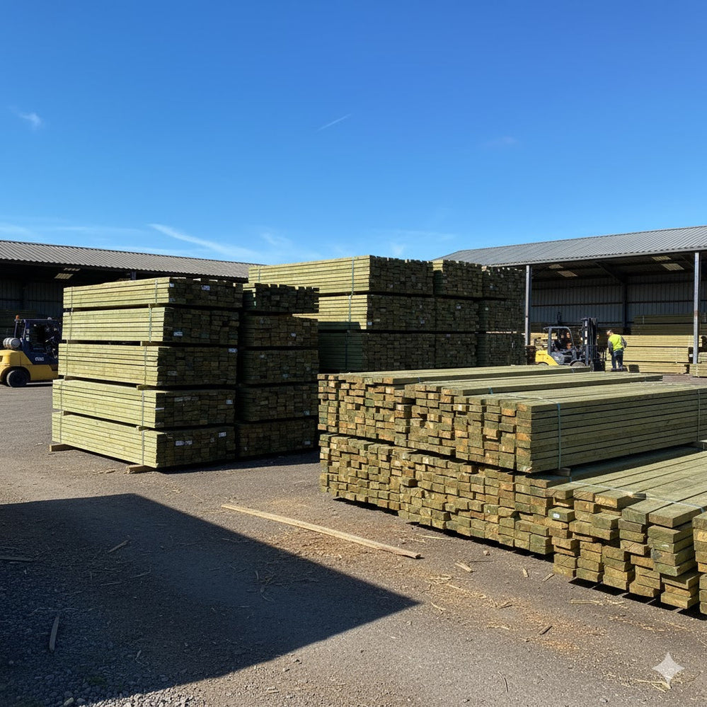 Buy Structural Grade C24 Treated Carcassing Timber — Trade In Timber