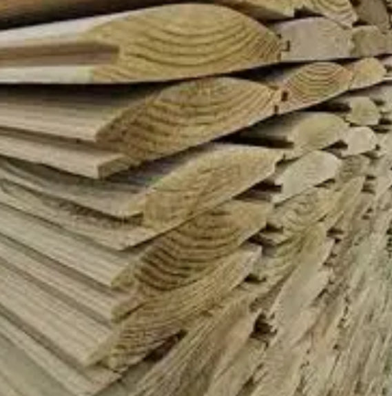 BULK BUY - Pack Of 50 x Pressure Treated LogLap Cladding 100mm x 25mm ...