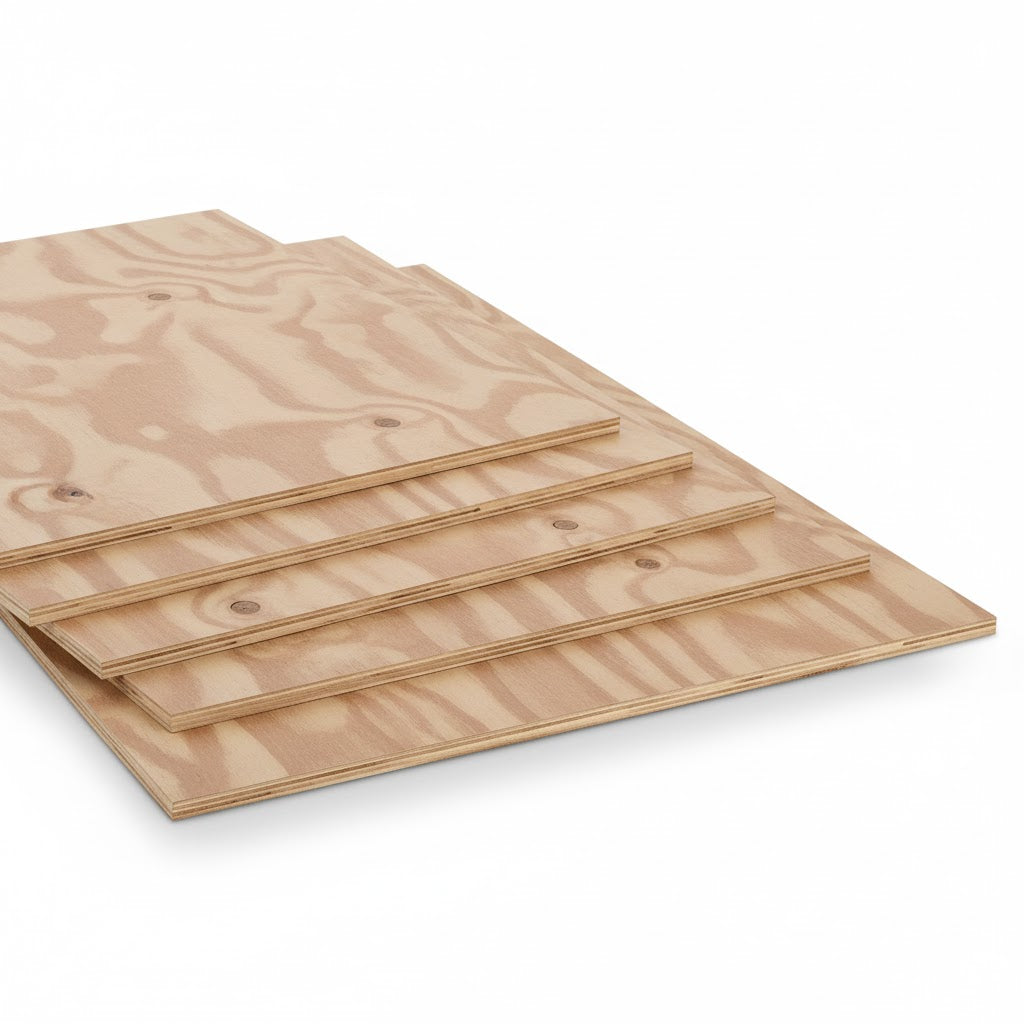 TRADE PACK - 75 x Softwood Pine Shuttering Plywood 2440 x 1220 x 12mm ...