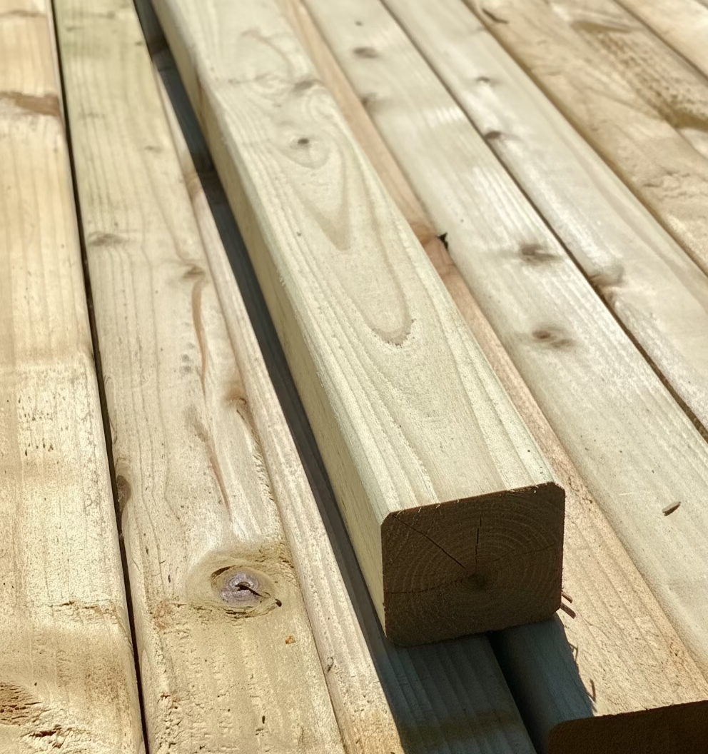 C24 Structural Grade Treated Timber 50 x 47 x 4800mm - (2x2) - £6.75 E ...