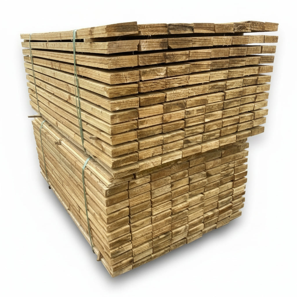 BULK BUY - Pack Of 50 x Treated Timber Featheredge Cladding 22x150mm x ...